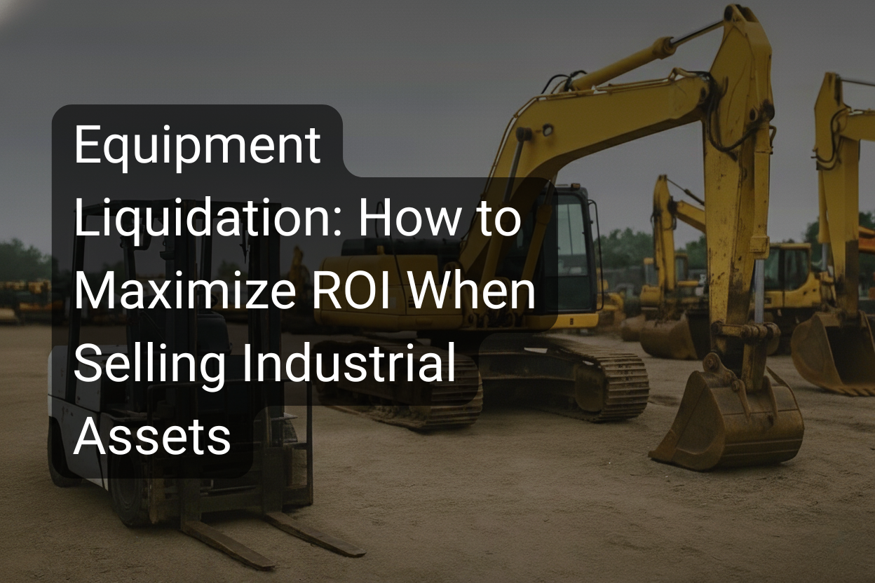 Equipment Liquidation: How to Maximize ROI When Selling Industrial ...